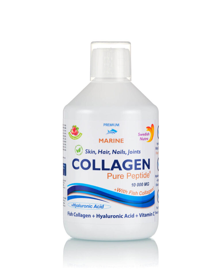Colagen Marin Lichid Hidrolizat cu 10.000 mg + Acid Hialuronic 50 mg ...