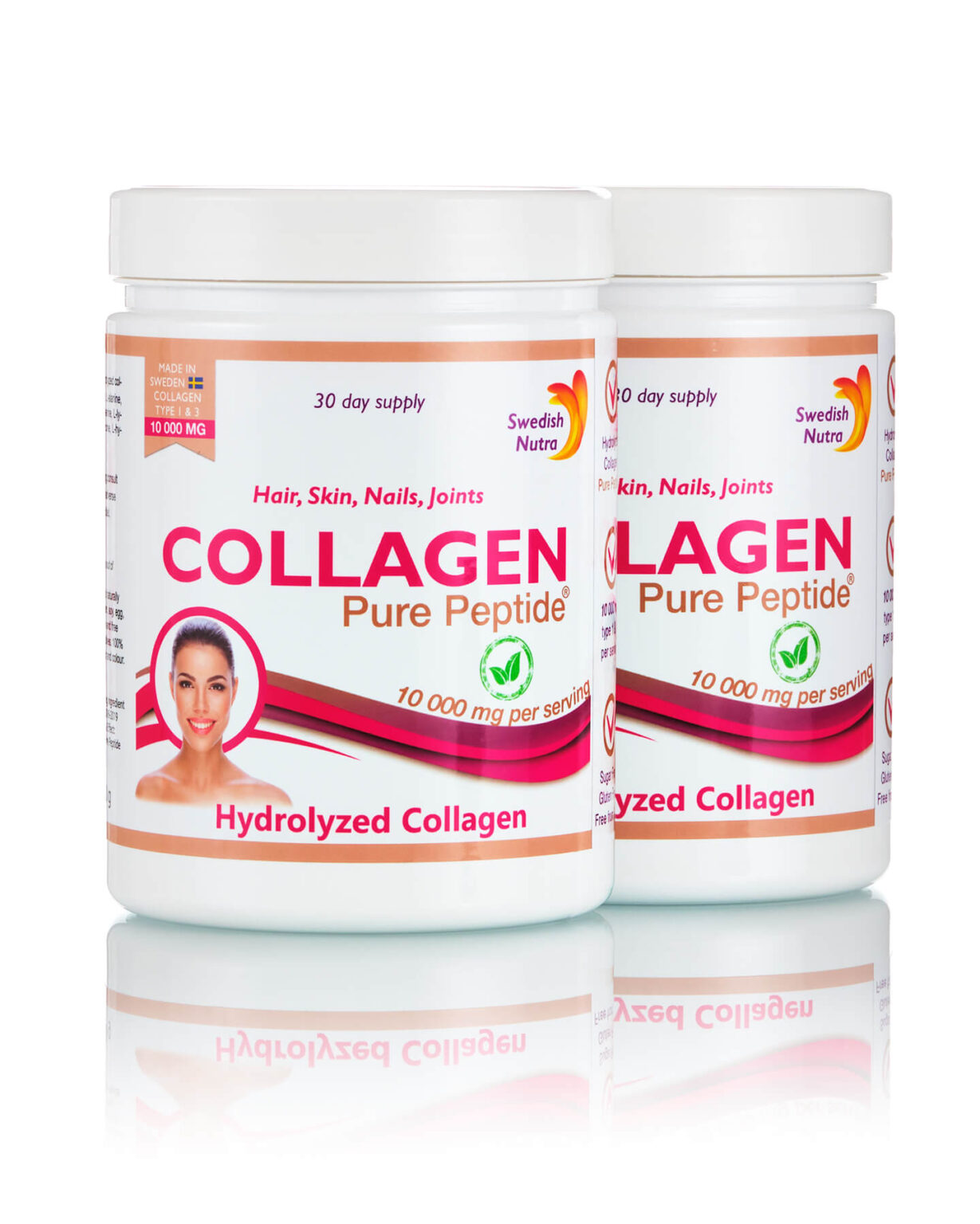 Colagen Hidrolizat Pulbere Tip 1 și 3 cu 10.000 mg la Doza Zilnică ...