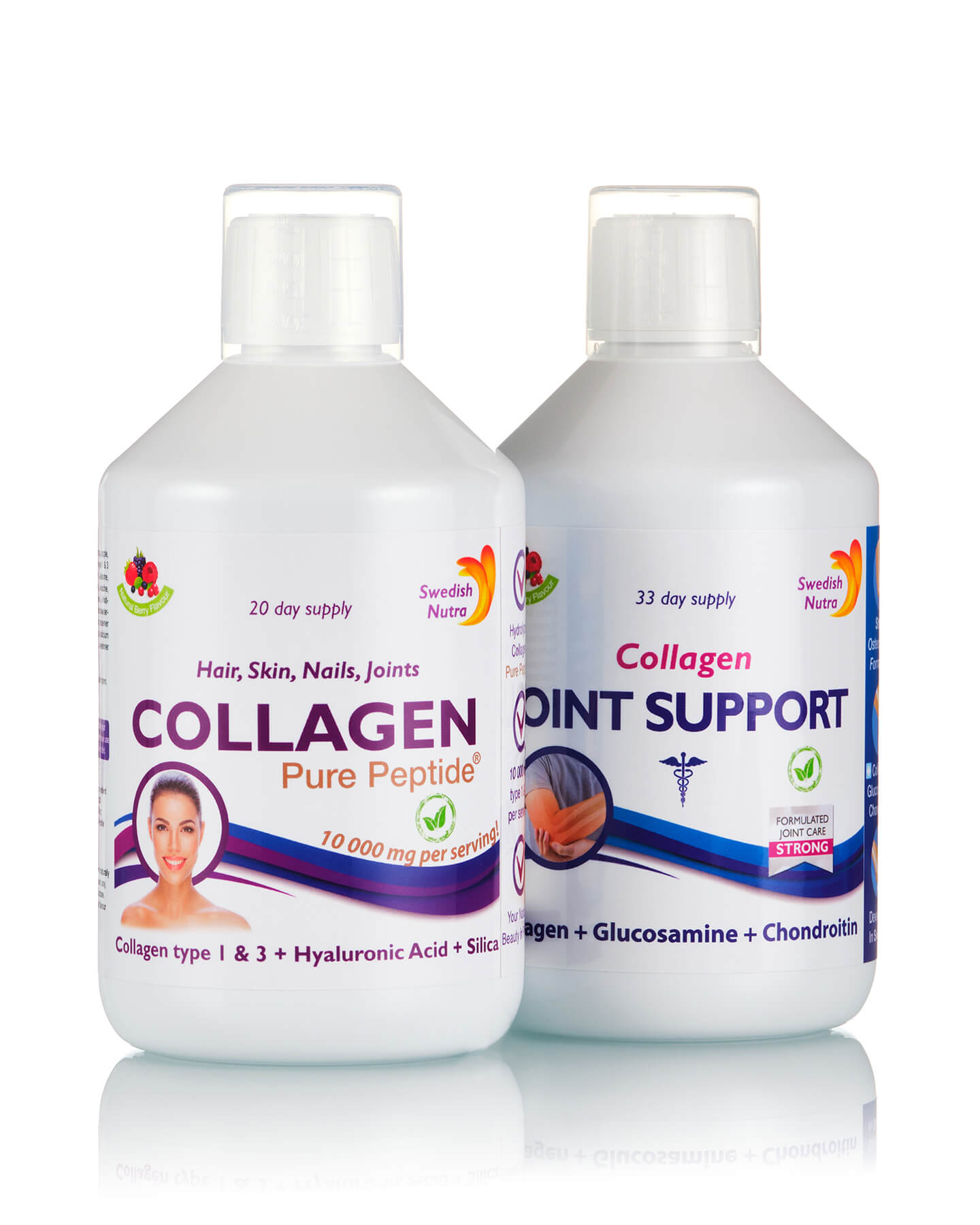 Pachet Beauty + Dureri Articulații - Colagen Lichid Tip 1 și 3 cu 10 ...