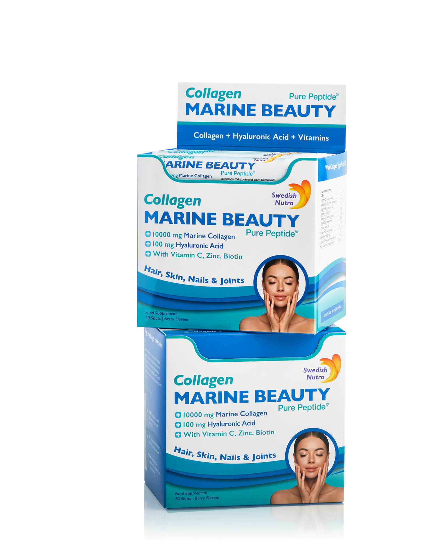 Marine Beauty - Colagen lichid marin de Tip 1 și 3 pentru păr, piele ...