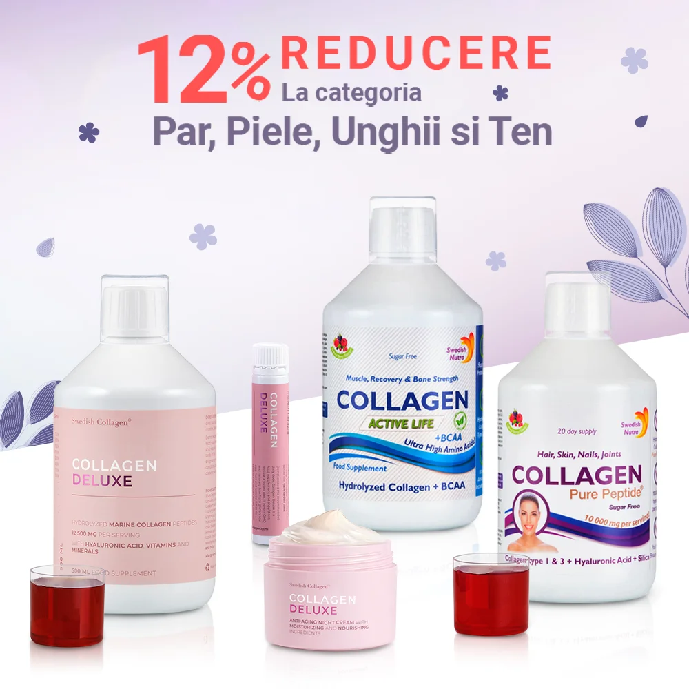Colagen tip 1, 2 și 3 | Swedish Nutra